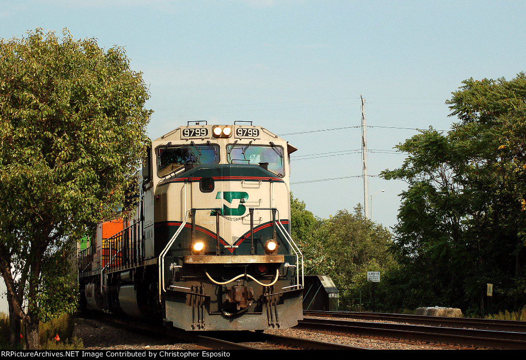 BNSF SD70MAC 9799
